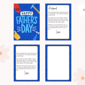 Printable Father's Day Gift Card Book | Gifts for Dad | Father's Day ...