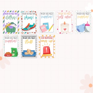 Printable in Case of Emergency Gift Card Book | Get Well Soon ...