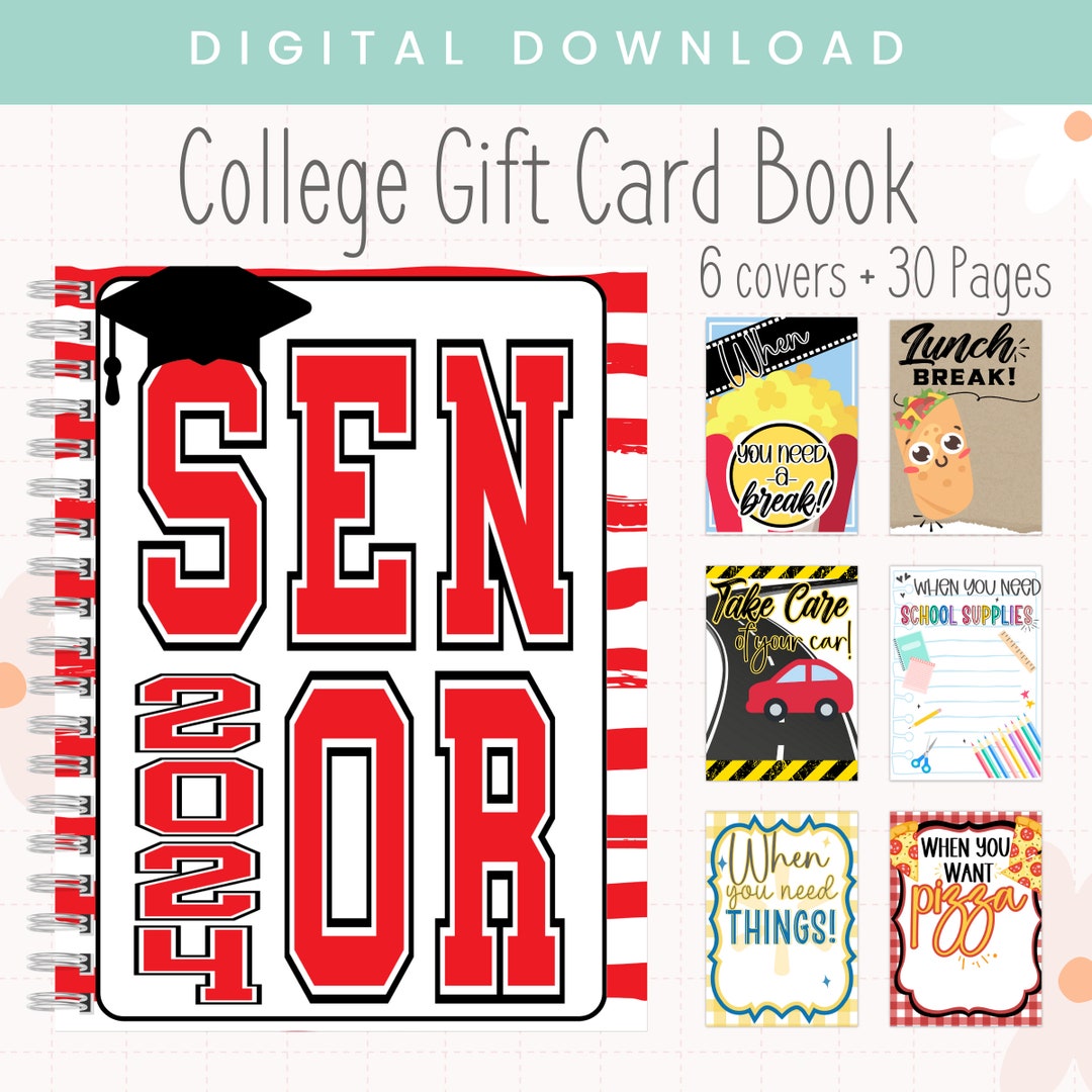 High School Graduation Gift Card Book College Care Package College Gift ...