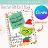 Printable Teacher Gift Card Holder Bundle Teacher Appreciation Gift End ...