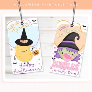Halloween Treat Gift Tag Bundle | Poppin by to Say Happy Halloween ...