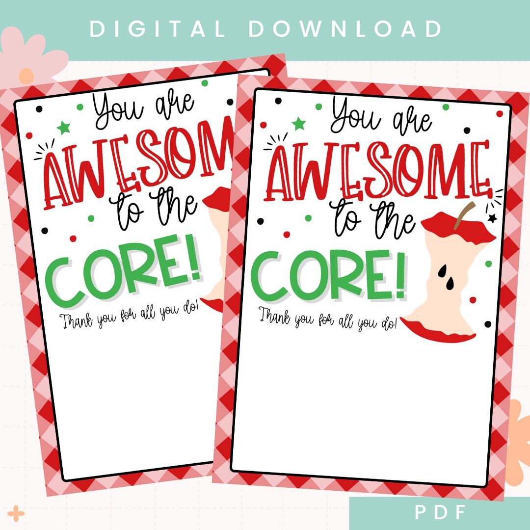Printable Teacher Thank You Gift Card Holder | Teacher Appreciation ...