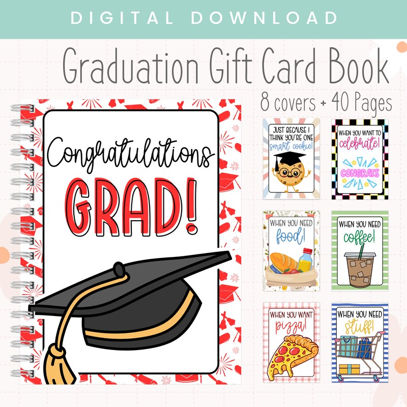 College Graduation Gift Card Book - 60+ Gift Ideas for 2025