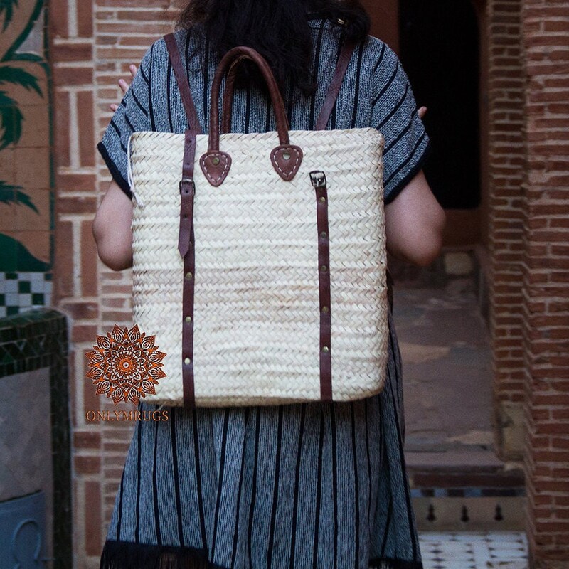 Basket Backpack - Etsy