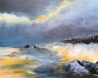 Semi Abstract Art - Etsy UK