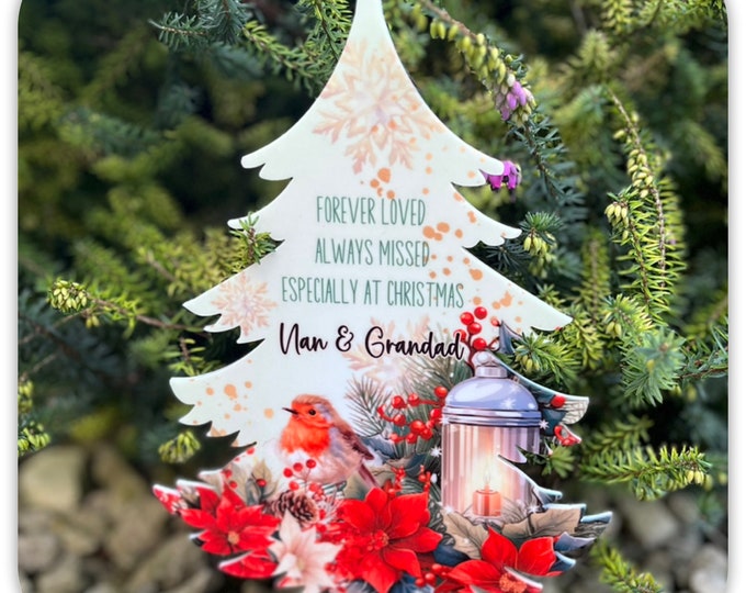 Grave Christmas Tree, Grave Memorial, Christmas Memorial, Grave Tree ...