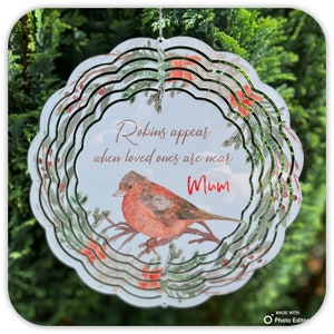 Robins Appear Wind Spinner - Etsy