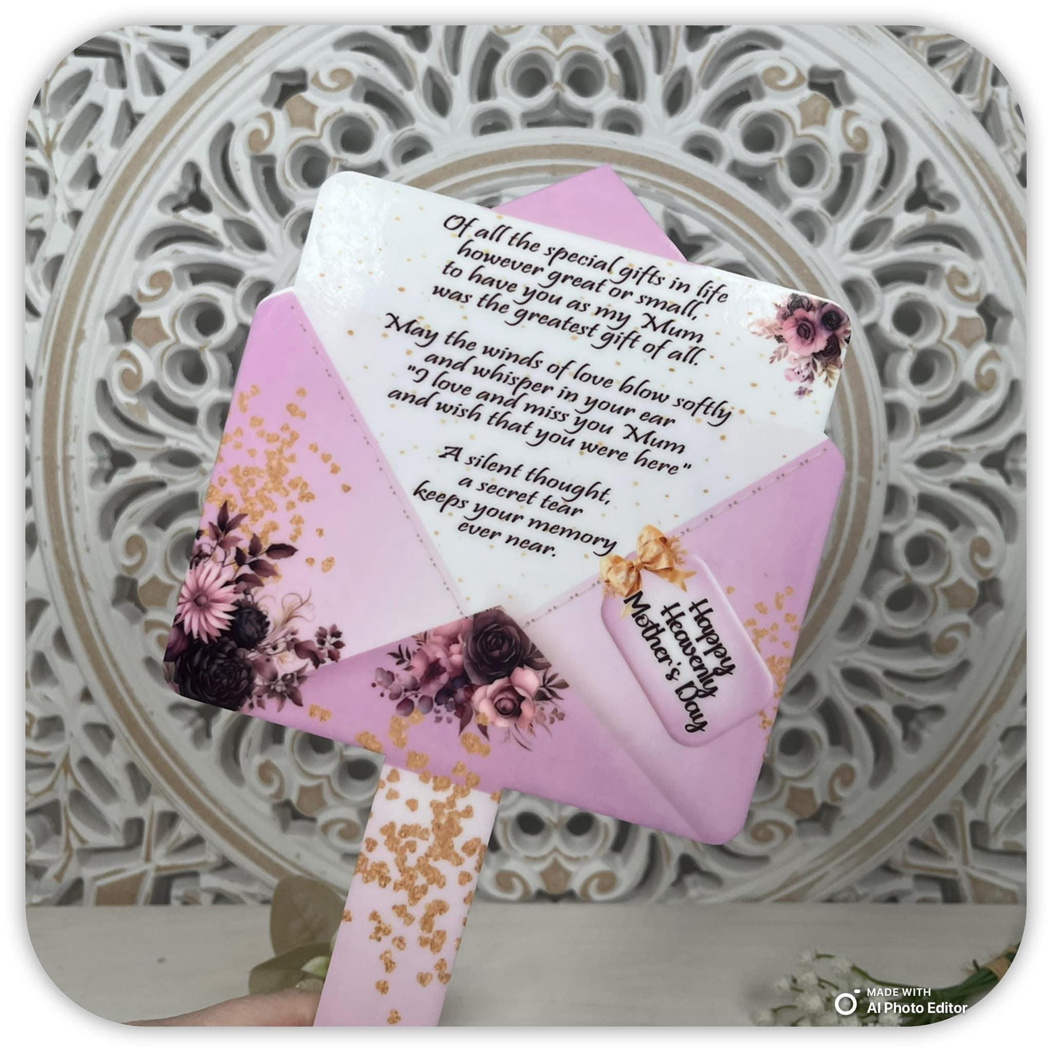 Personalised Heavenly Mothers Day Letter Grave Marker - Etsy