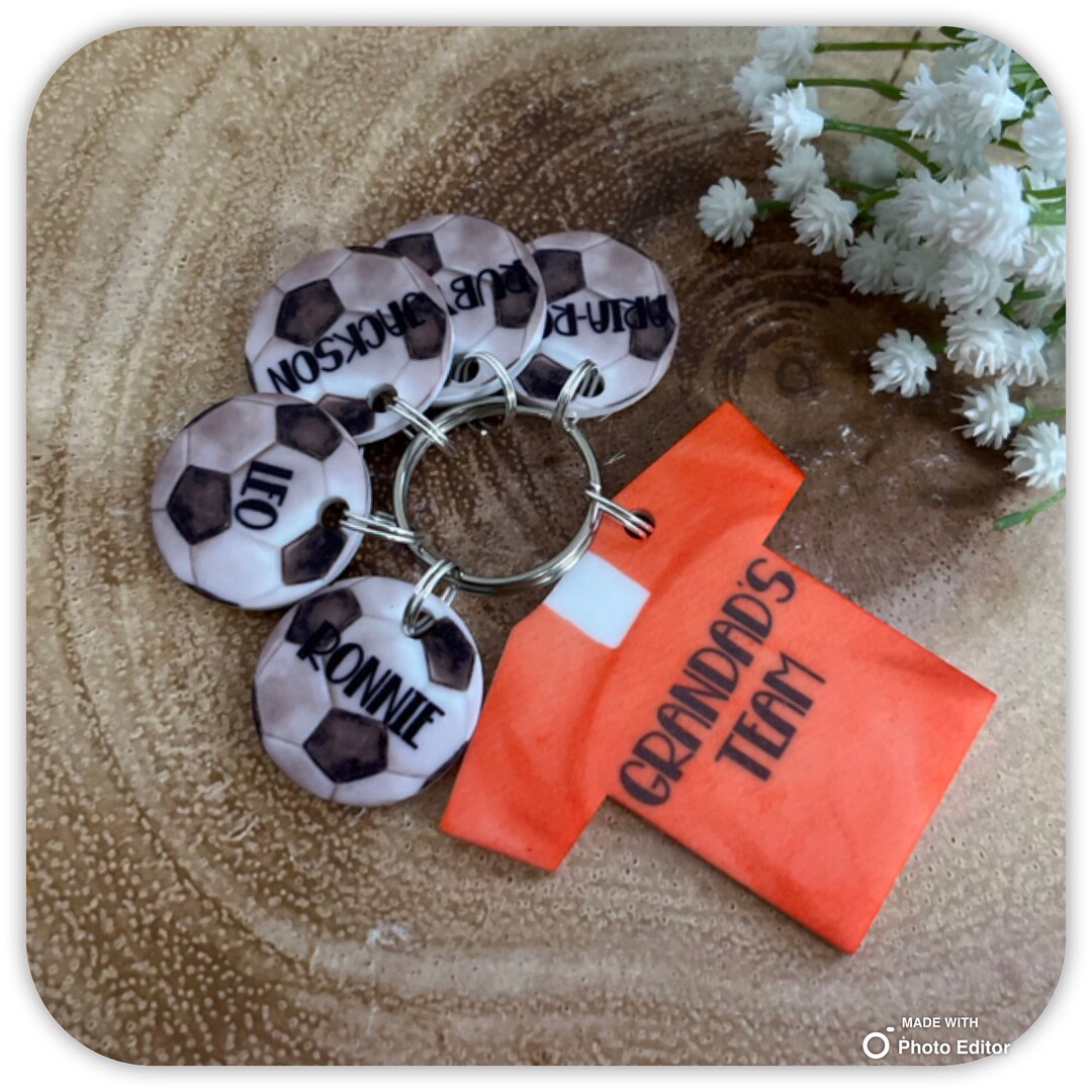 Personalised Football Shirt Keyring - Etsy