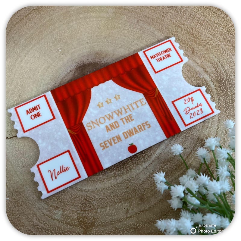 Ticket Theater Word - Etsy