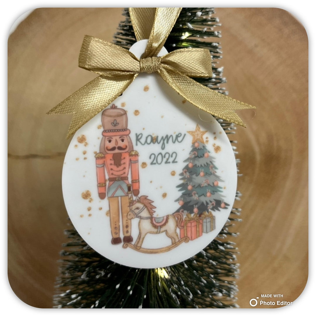Nutcracker Christmas Bauble Tree Decoration - Etsy