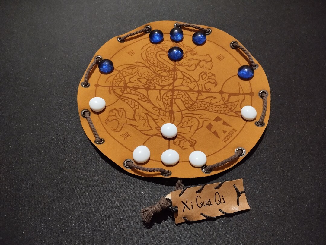 Xi Gua Qi Watermelon Chess Chinese Ancient Historic Board Game in Faux ...