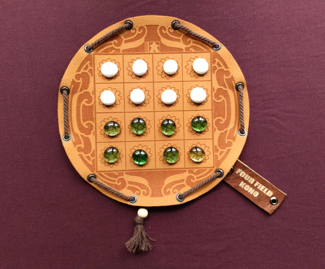 Four Field Kono Korean Strategy Board Game in Faux Leather Pouch - Etsy