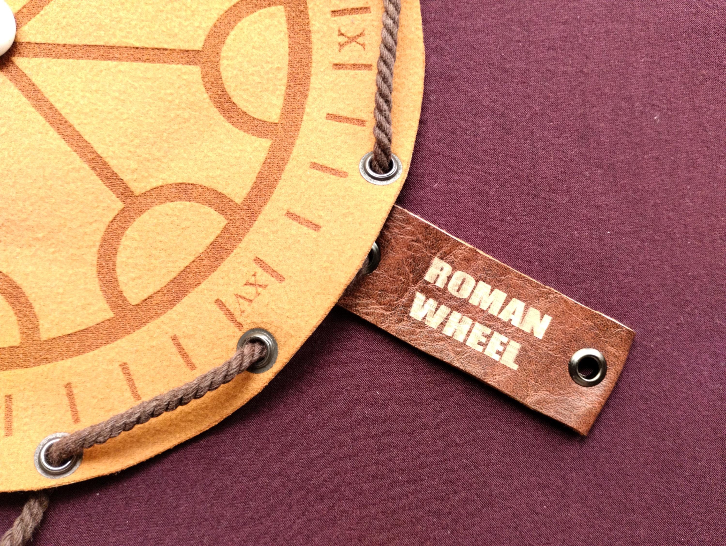 Roman Wheel Bear Hunt Ancient Strategy Board Game in Faux Leather Pouch ...