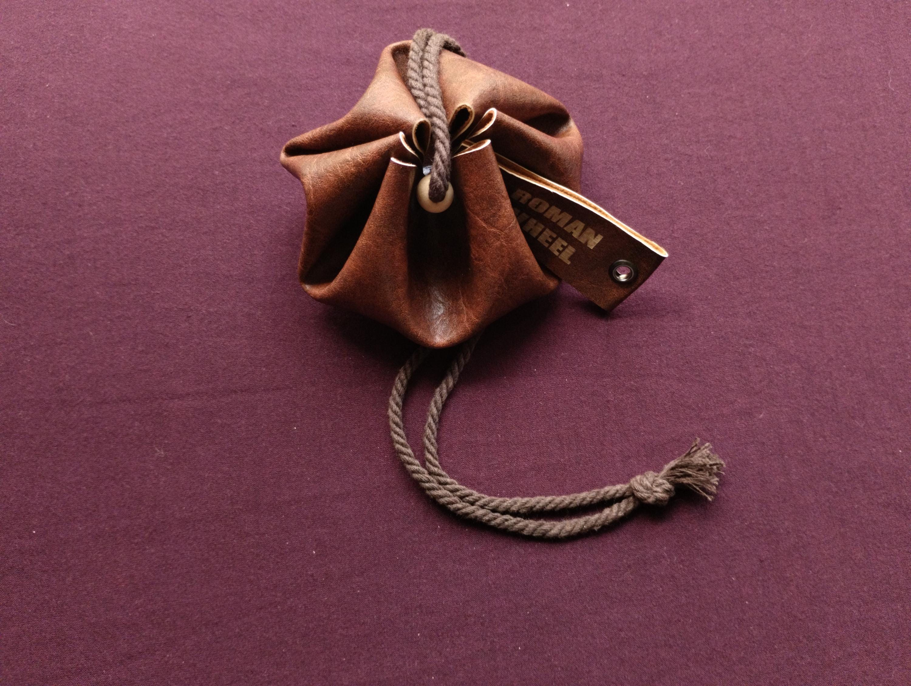 Roman Wheel Bear Hunt Ancient Strategy Board Game in Faux Leather Pouch ...