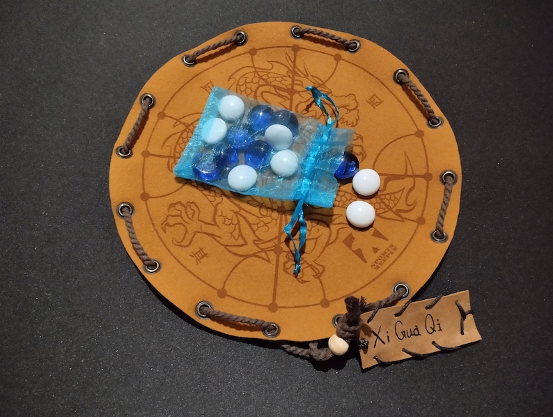 Xi Gua Qi Watermelon Chess Chinese Ancient Historic Board Game in Faux ...