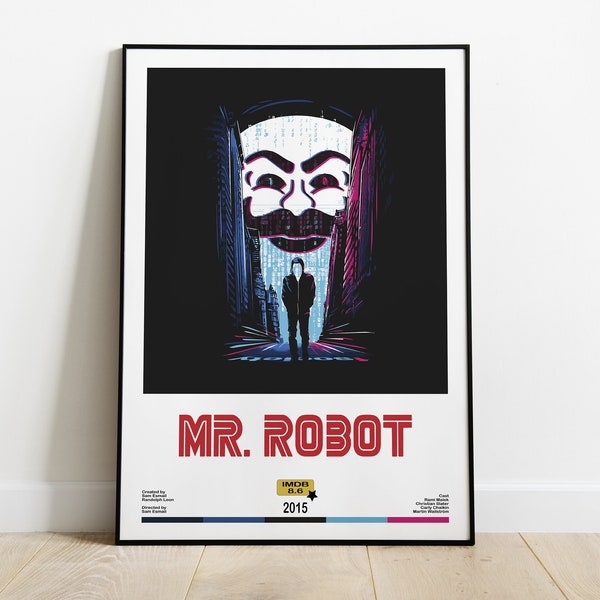 Robot Poster - Etsy