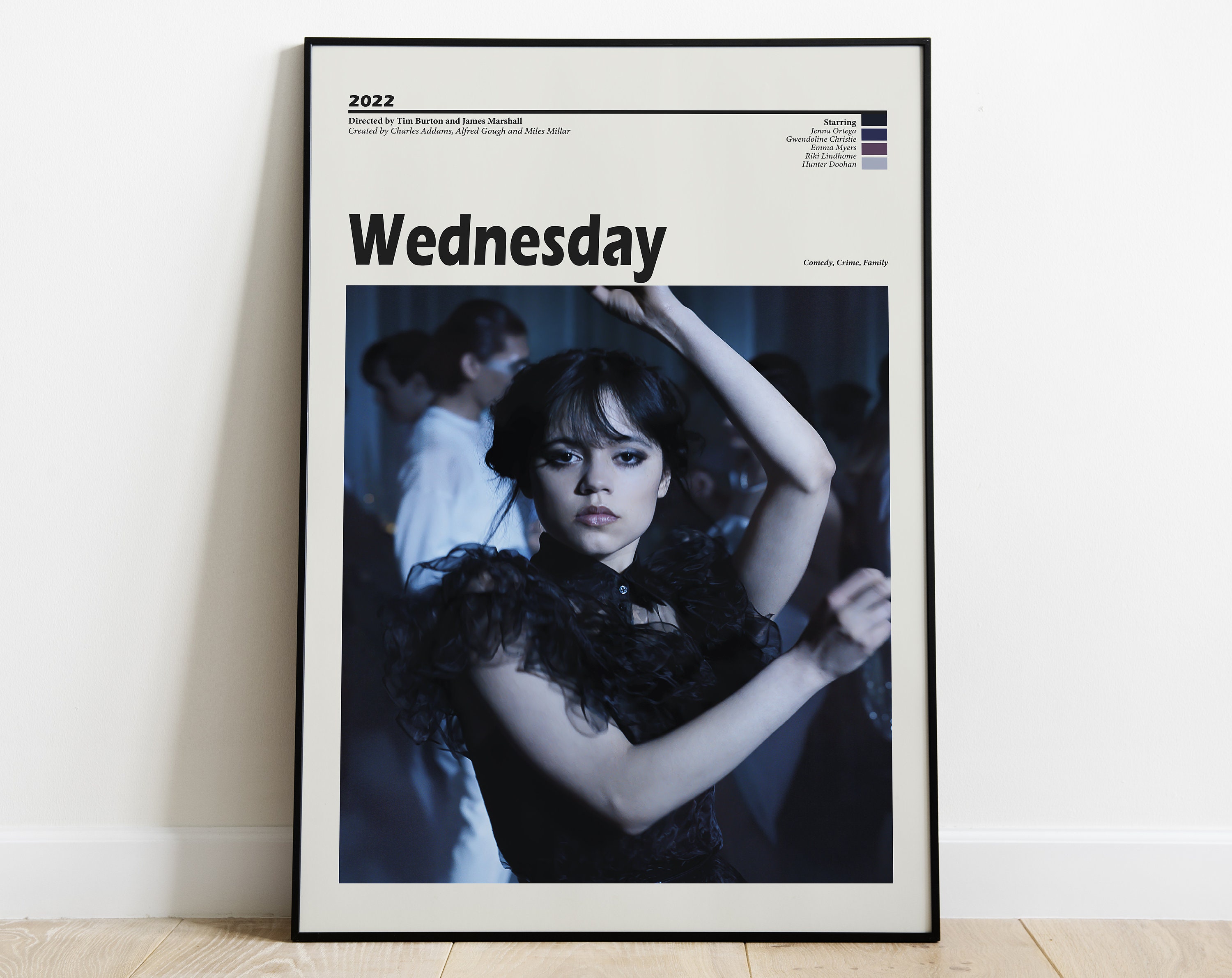 Wednesday Poster, Wednesday Addams Dancing sold by Guilherme Marques ...