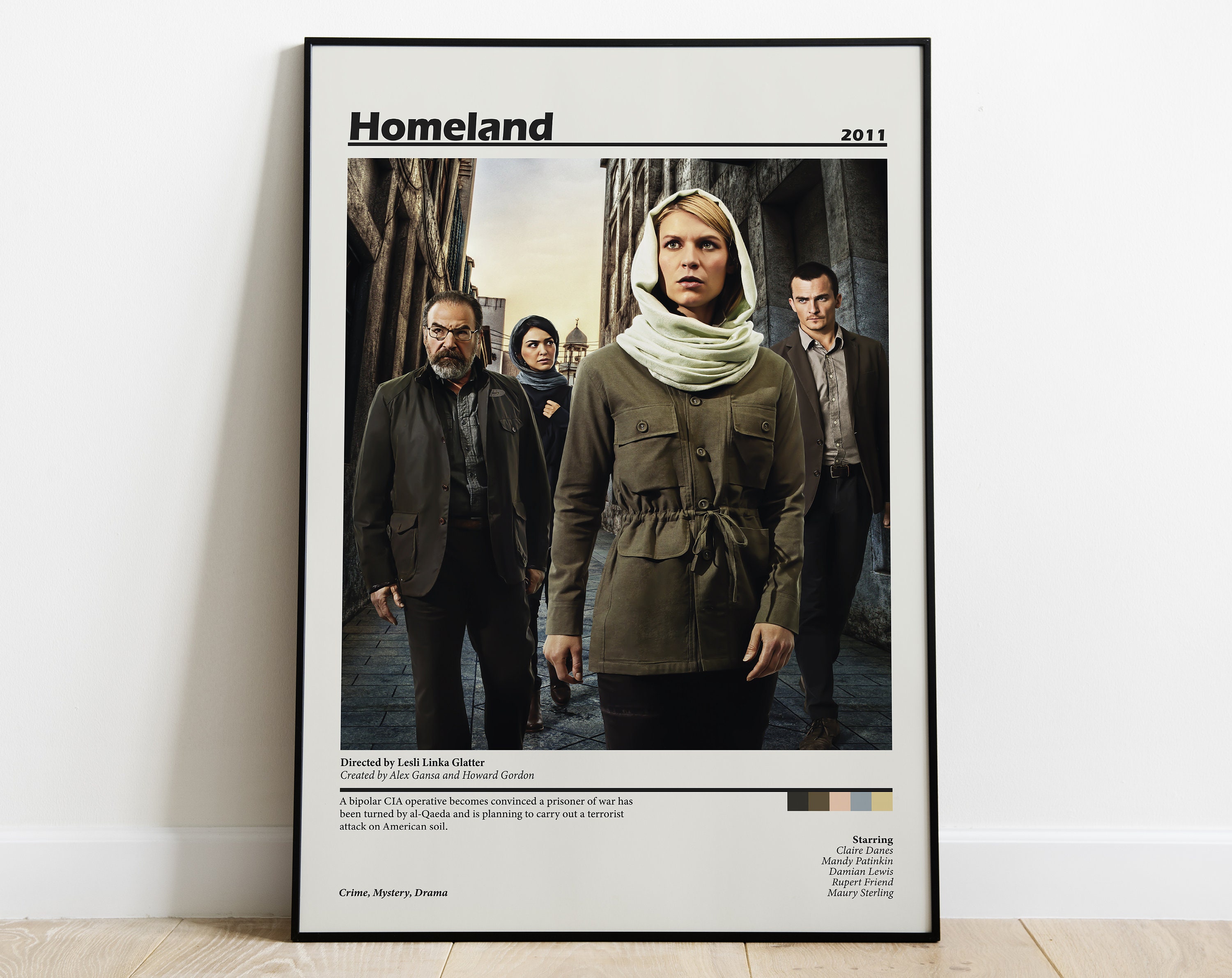 Claire Danes Homeland Poster