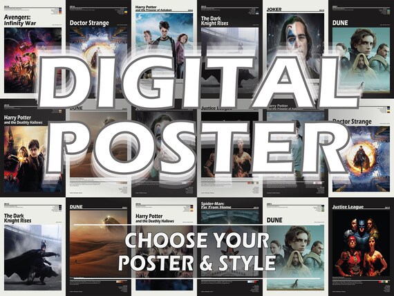 Digital Movie Posters