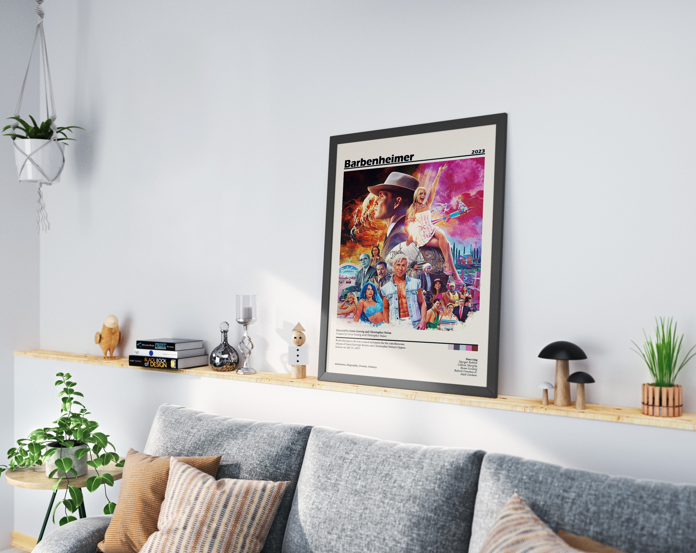 Barbenheimer Poster, Barbenheimer Fanart Poster