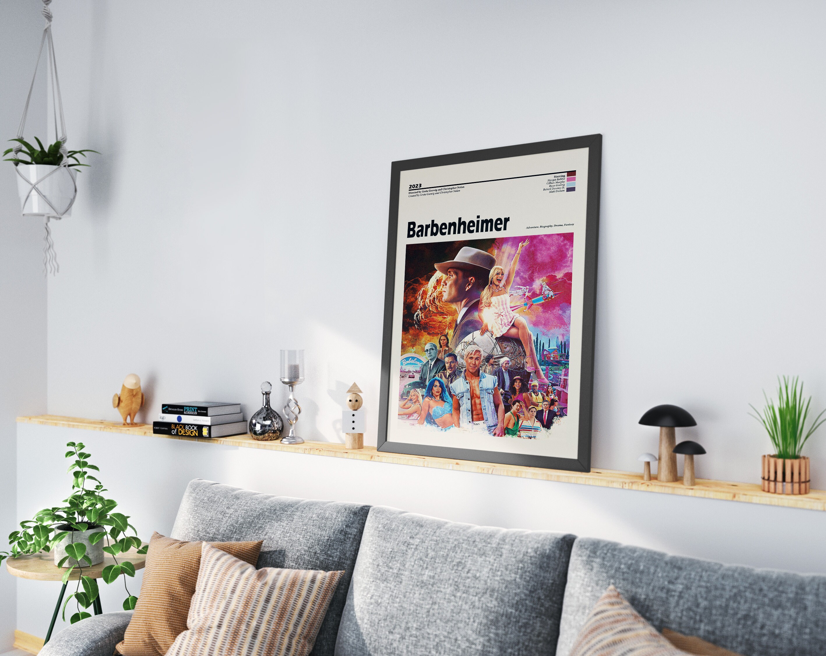 Barbenheimer Poster, Barbenheimer Fanart Poster