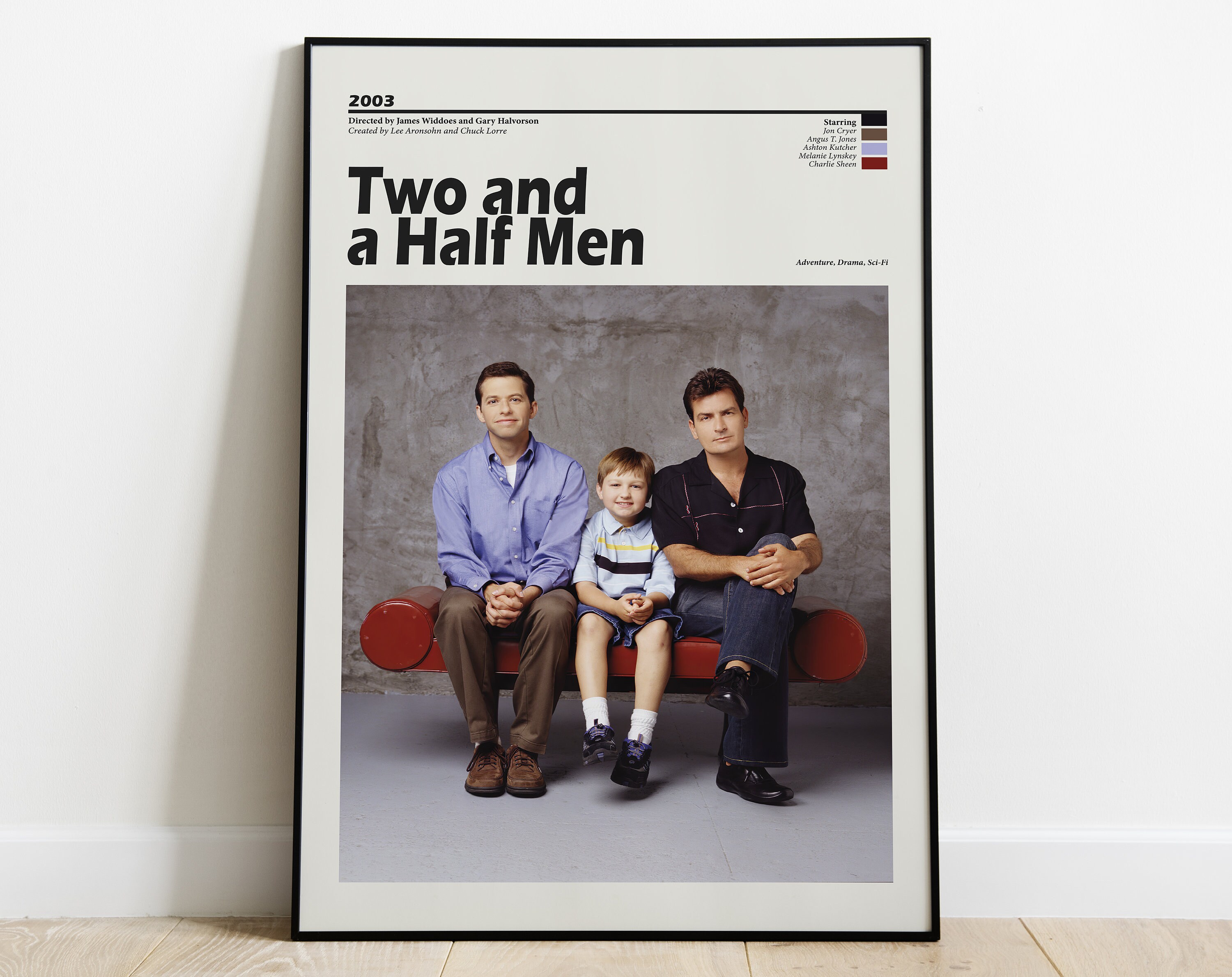 Two And A Half Men Poster