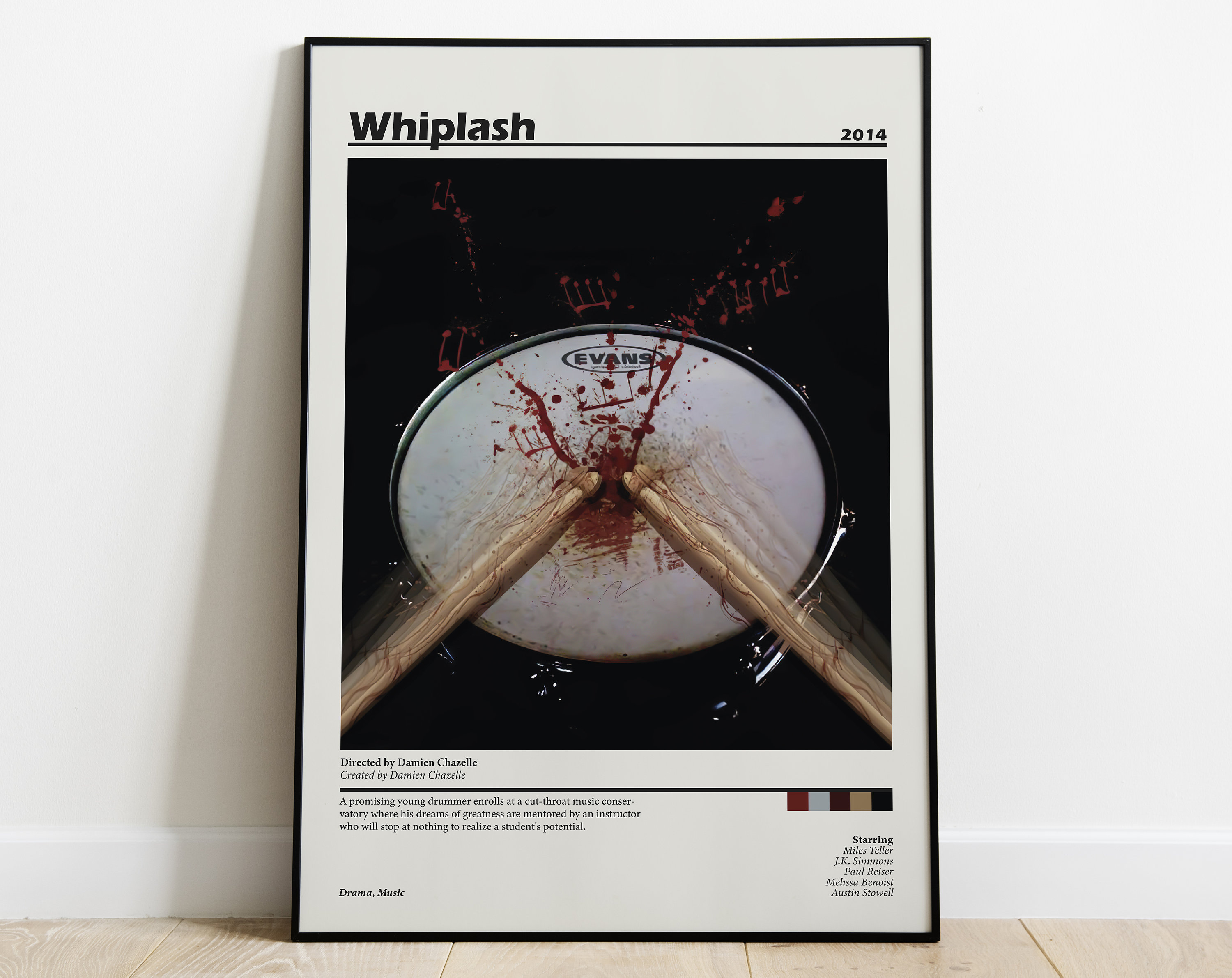 Whiplash Poster Miles Teller
