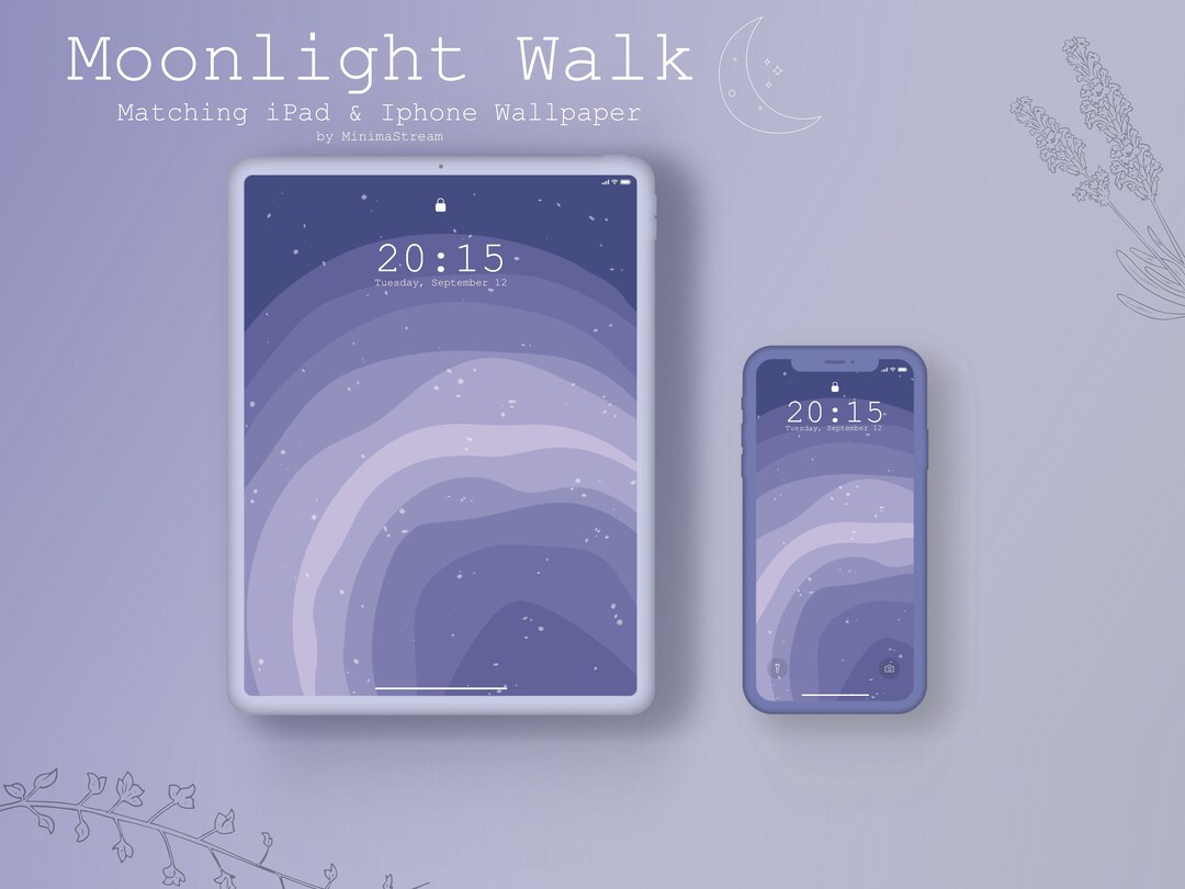IPhone Wallpaper, iPad Wallpaper, Matching Wallpaper Set, Instant ...