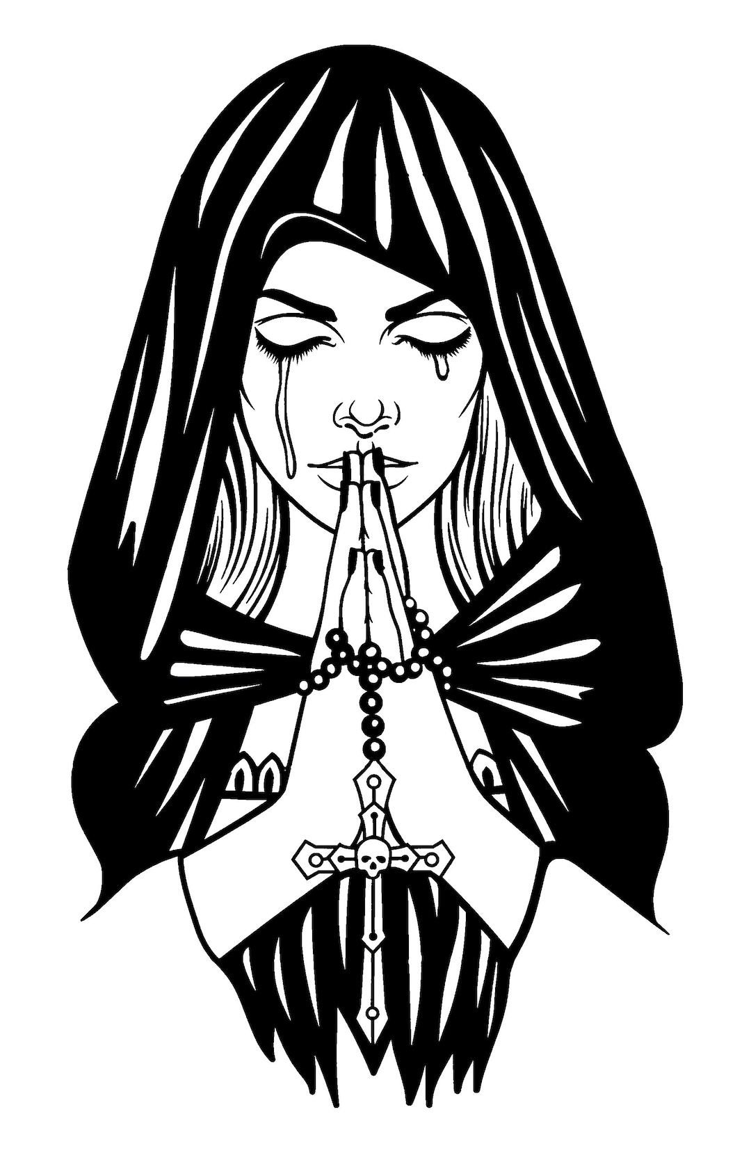 Evil Sexy Nuns Custom Stickers One Iron on ANYTHING Custom - Etsy