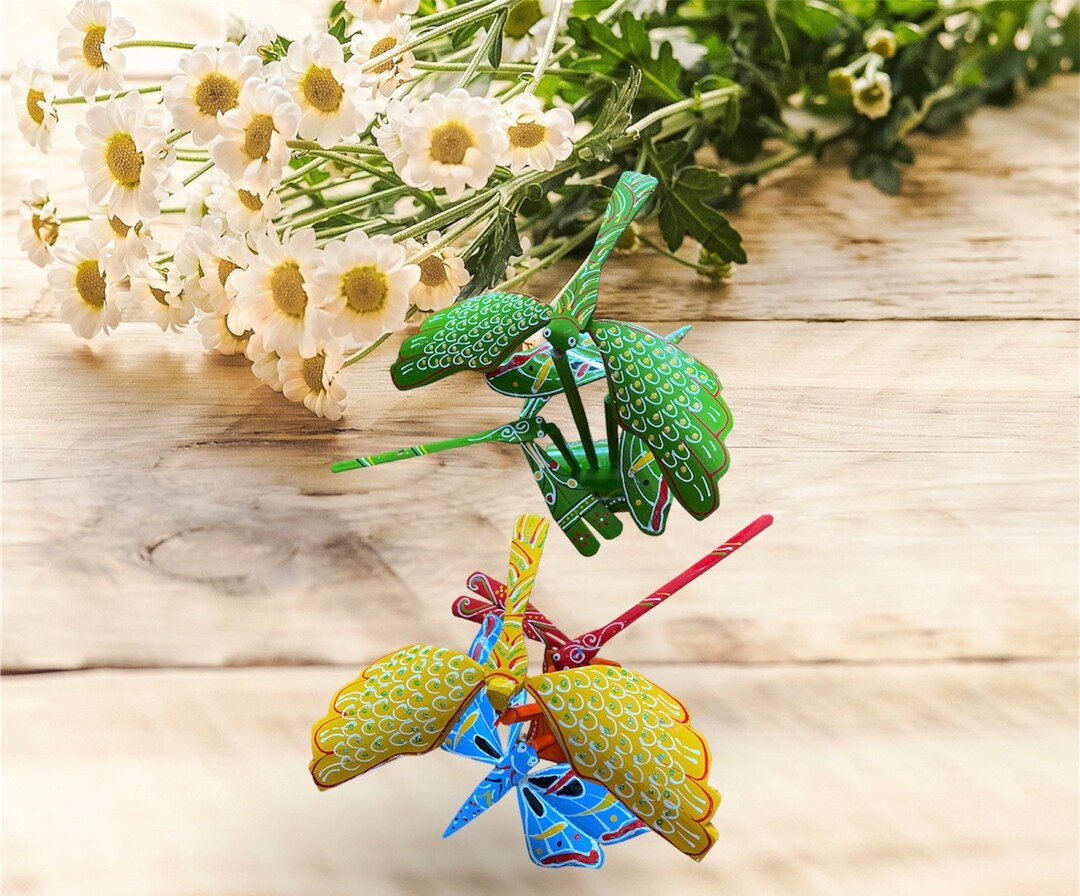 Self Balancing Bamboo Dragonfly, Self Balancing Bamboo Birds, Self ...