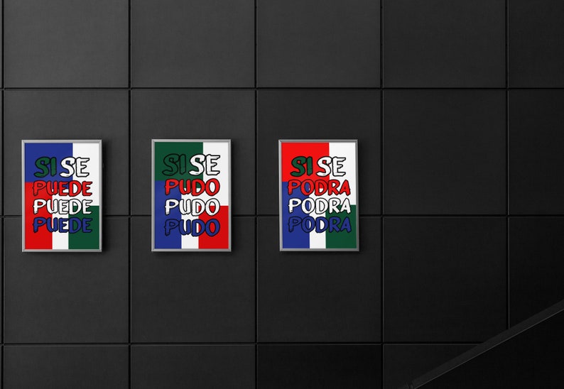Si Se Puede Wall Art, Latino Decoration, Instant Download, Imprimible ...