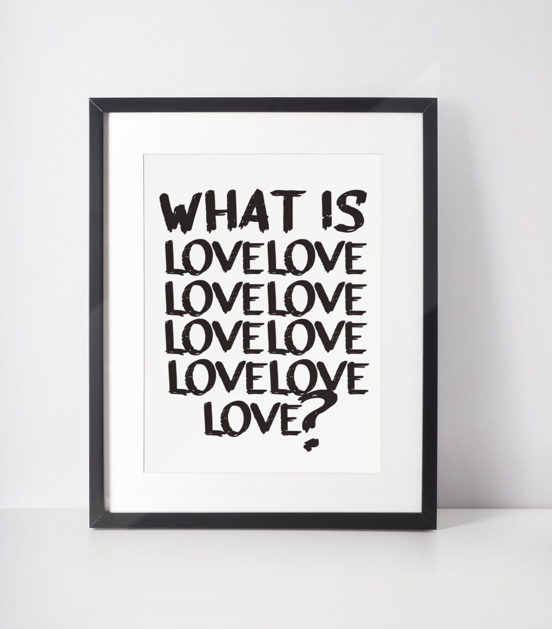 Therapy Decor, Graffiti Art Digital Print in Black and White, Printable ...