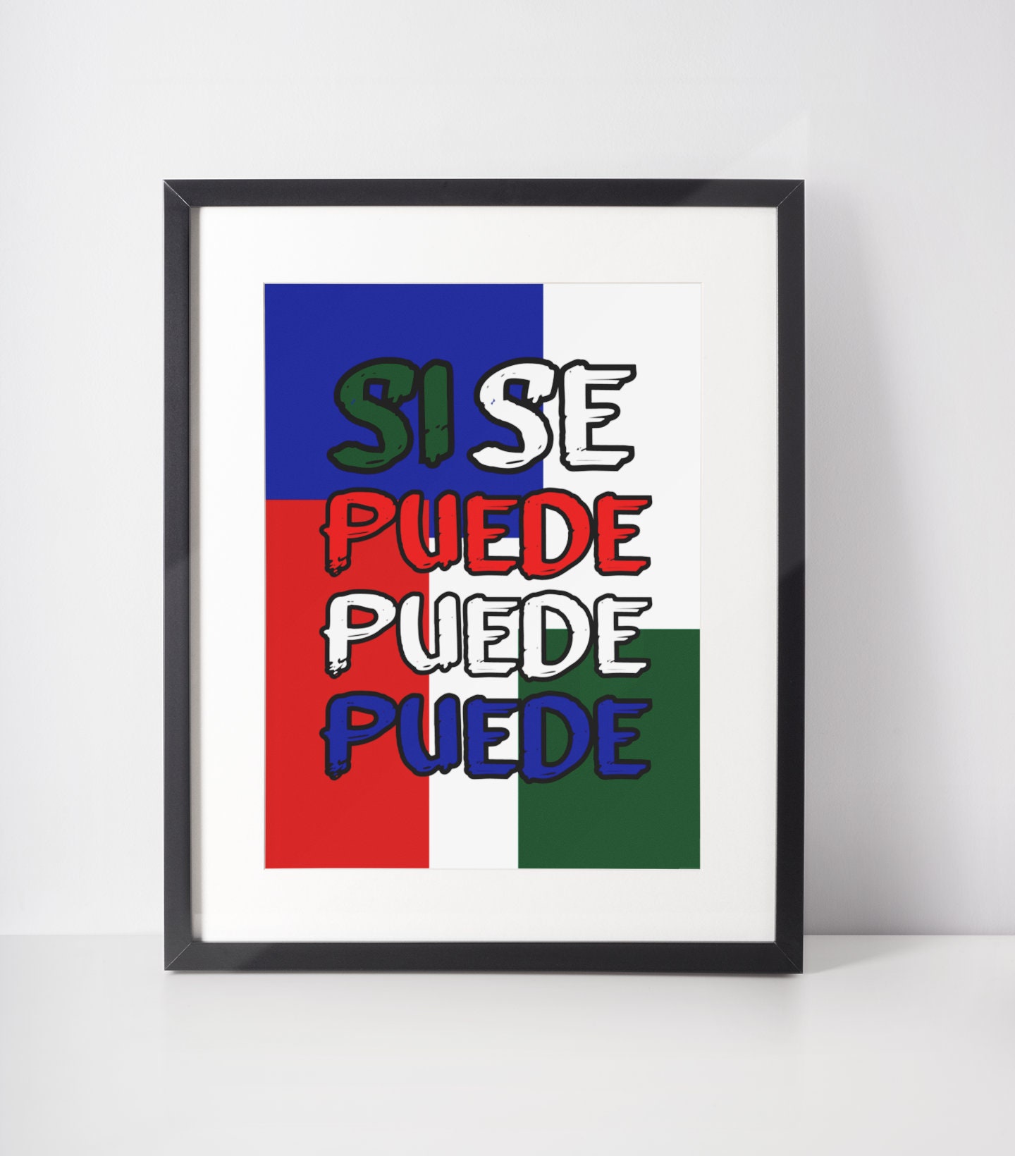 Si Se Puede Wall Art, Latino Decoration, Instant Download, Imprimible ...