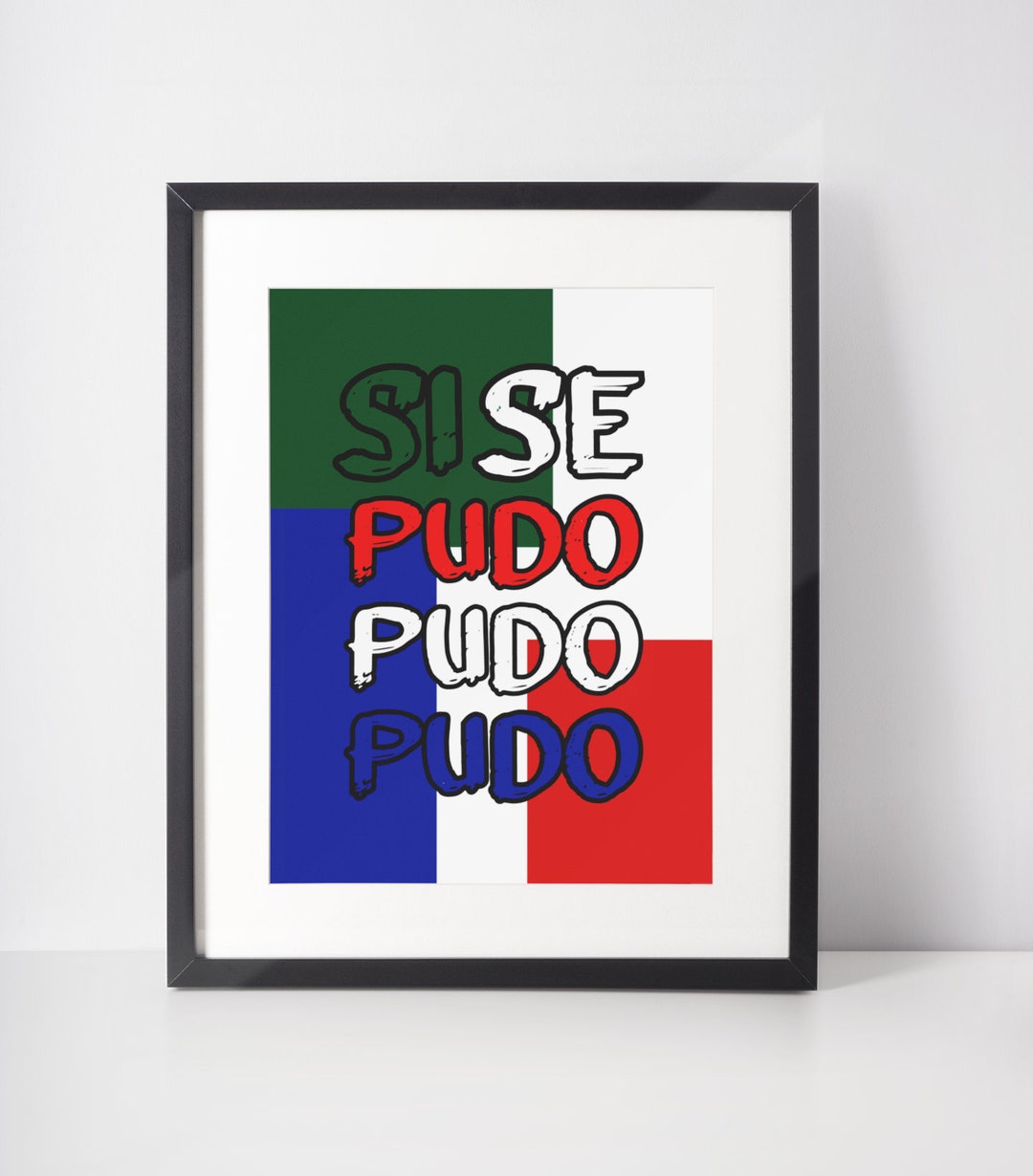 Si Se Pudo Wall Art, Latino Decoration, Instant Download, Imprimible ...