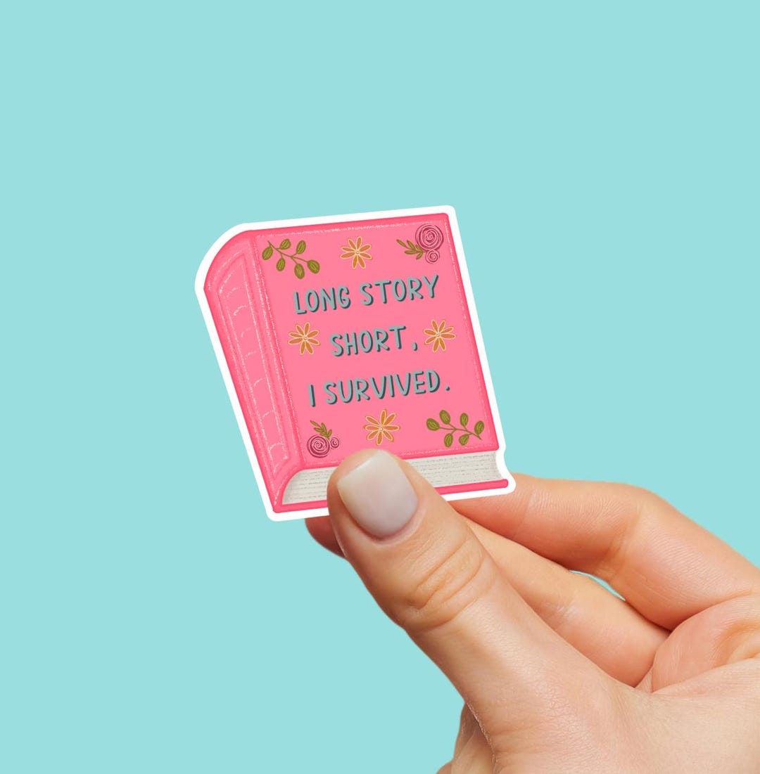 Long Story Short I Survived Sticker Vinyl Sticker Swiftie Sticker ...