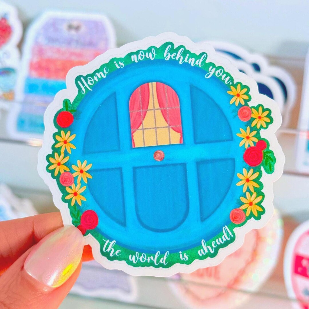 Hobbit House Sticker: Tolkien Fan Sticker, Water-resistant Vinyl - Etsy