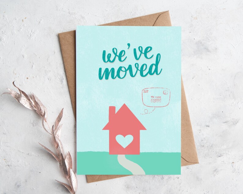 We've Moved Card New Home Moving Greeting Card - Etsy