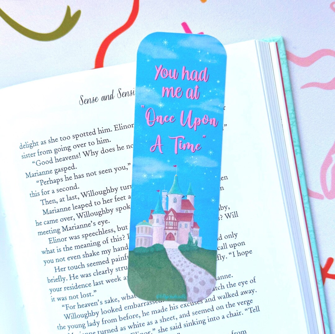 Fairy Tale Castle Bookmark: Whimsical Bookmark - Etsy