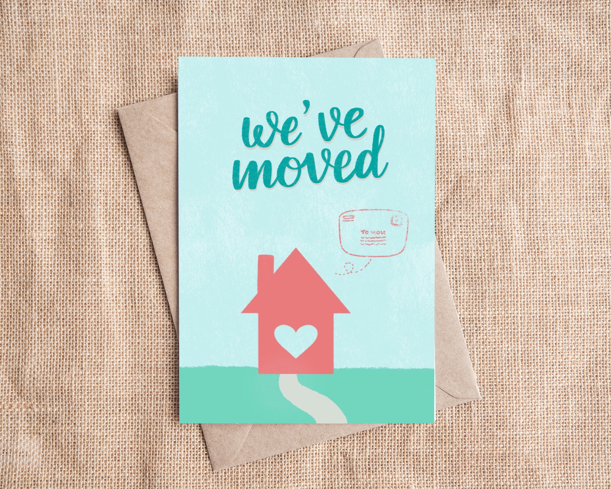 We've Moved Card New Home Moving Greeting Card - Etsy