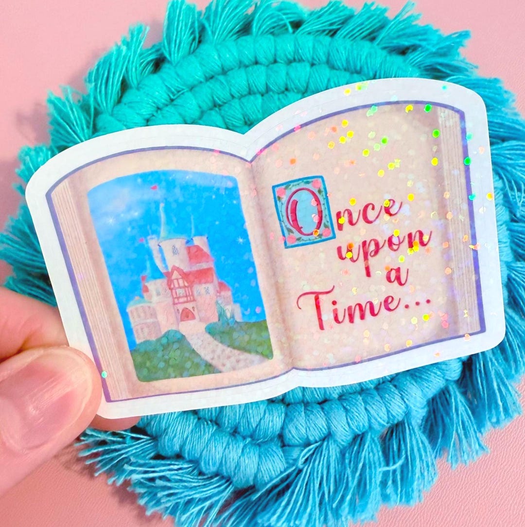Once Upon A Time Sticker | Vinyl Sticker | Fairy Tale Sticker ...