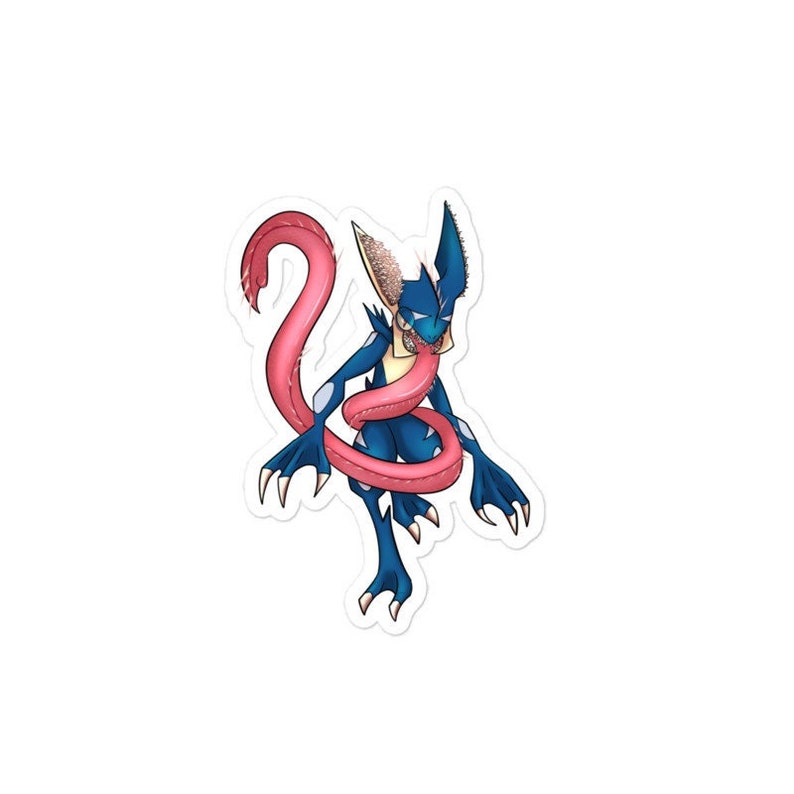 Creepy Greninja Halloween Pokemon Sticker, Spooky Bubble-free Sticker ...