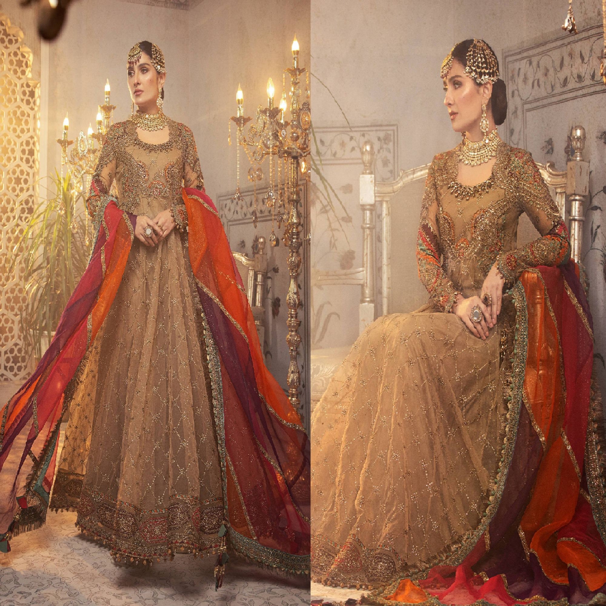 Mehndi Dresses By Maria B