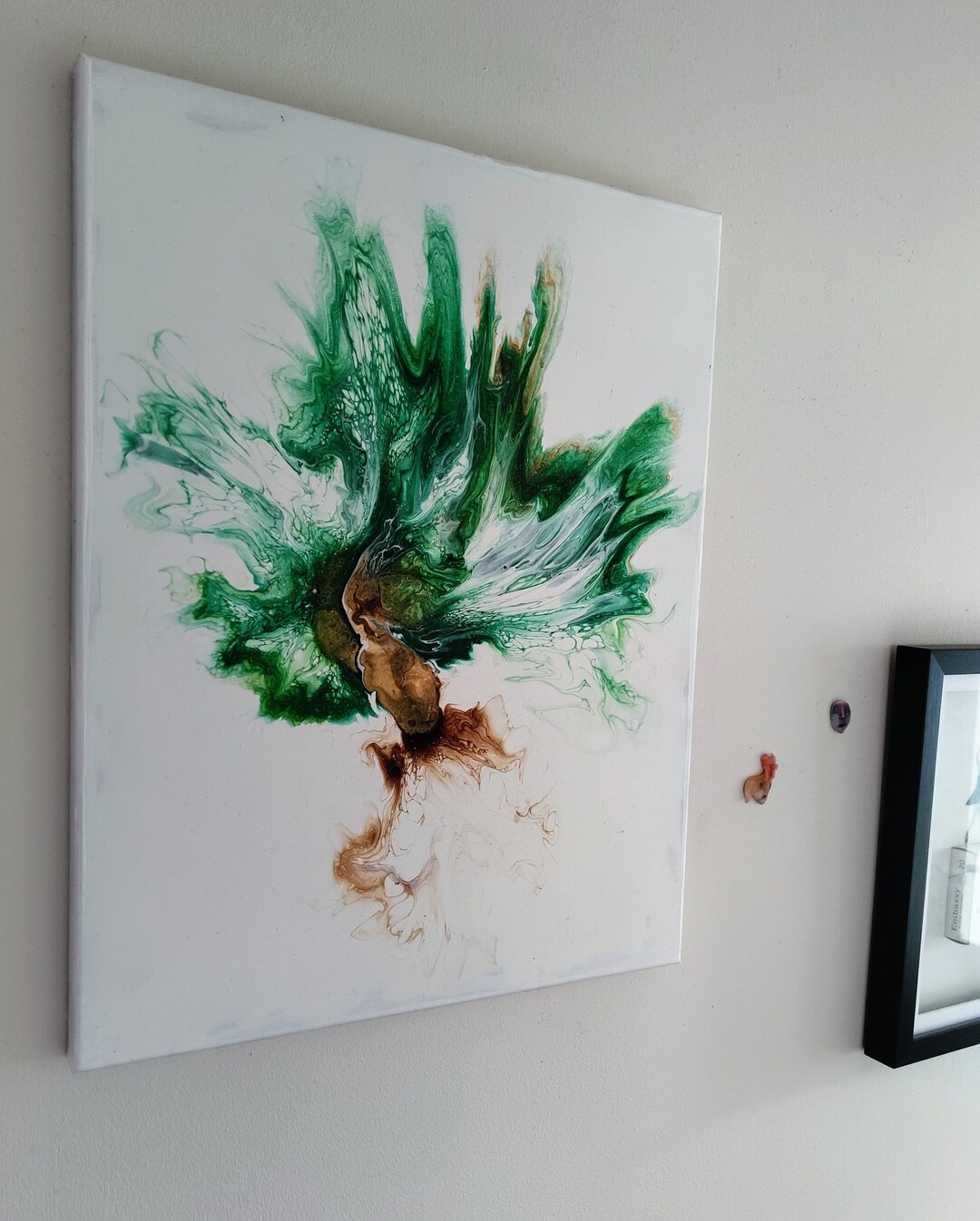 Original Abstract Art Painting on Canvas 50 X 40 X 2 Cm - Etsy