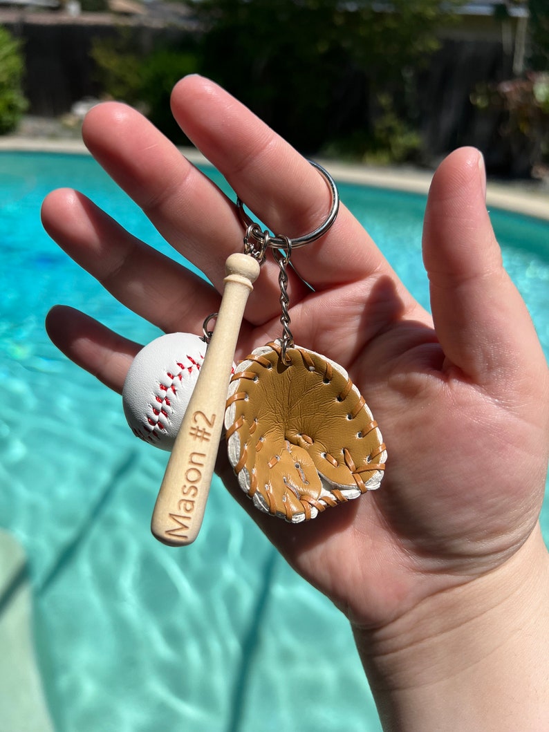 Baseball & Softball Keychains - Etsy