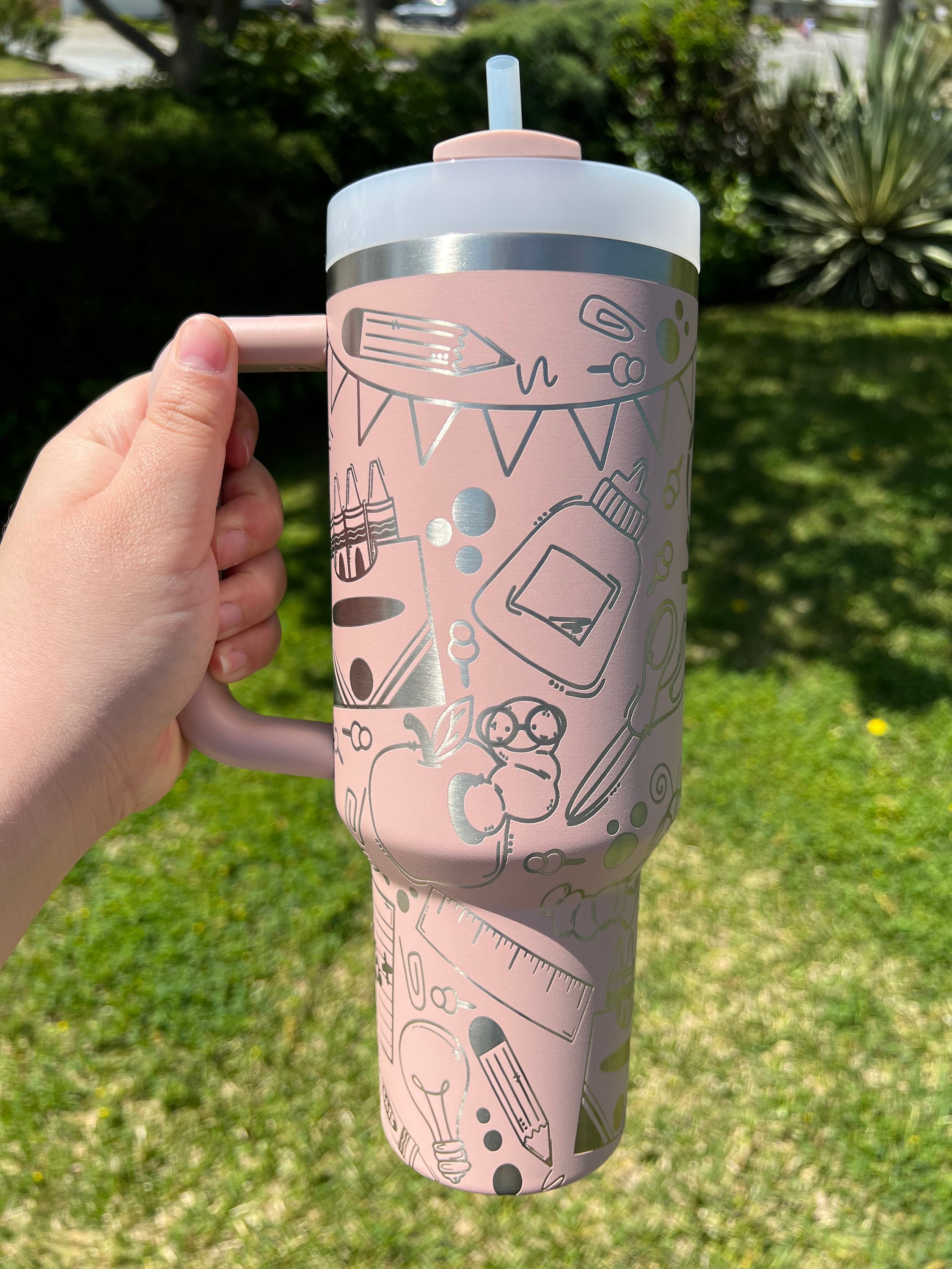 Engraved FULL Wrap Tumbler - Etsy