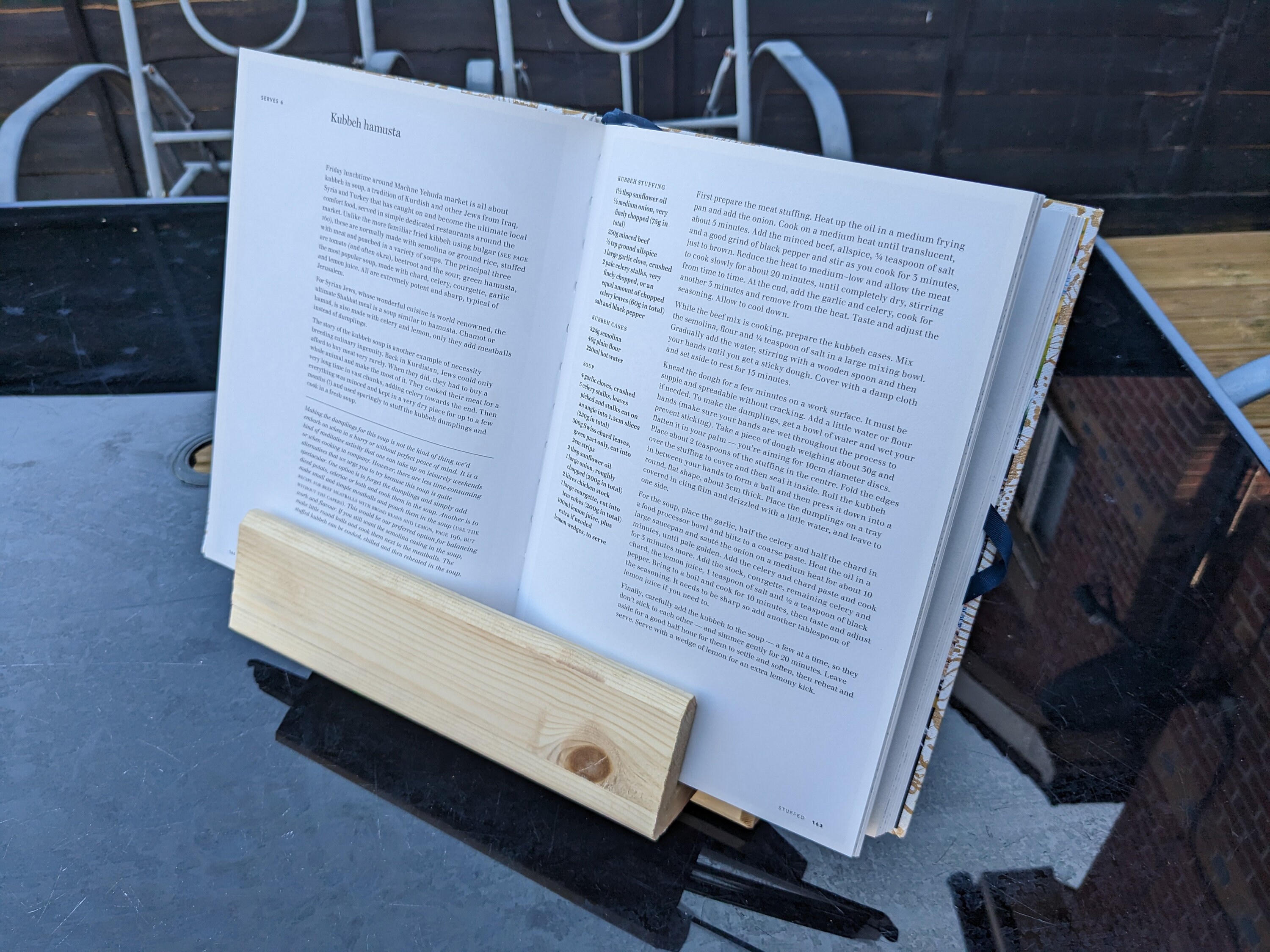 Solid Wood Recipe Book Holder Personalised - Etsy UK