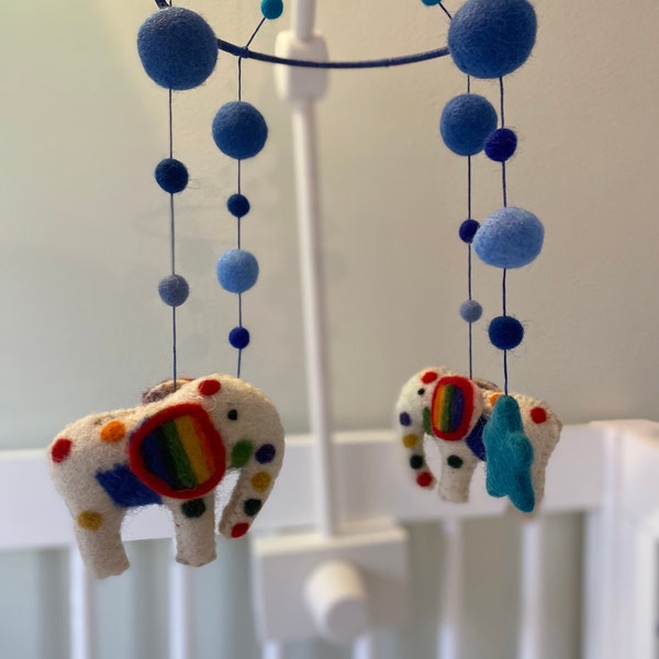 Elephant Mobile - Etsy