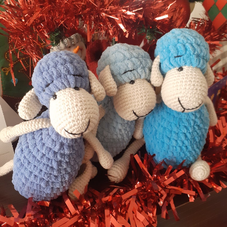 Handmade Crochet Toys, Amigurumi Lamb, Crochet Sheep, Nursery Toys ...