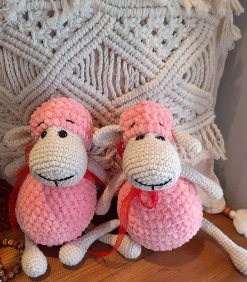 Handmade Crochet Toys, Amigurumi Lamb, Crochet Sheep, Nursery Toys ...